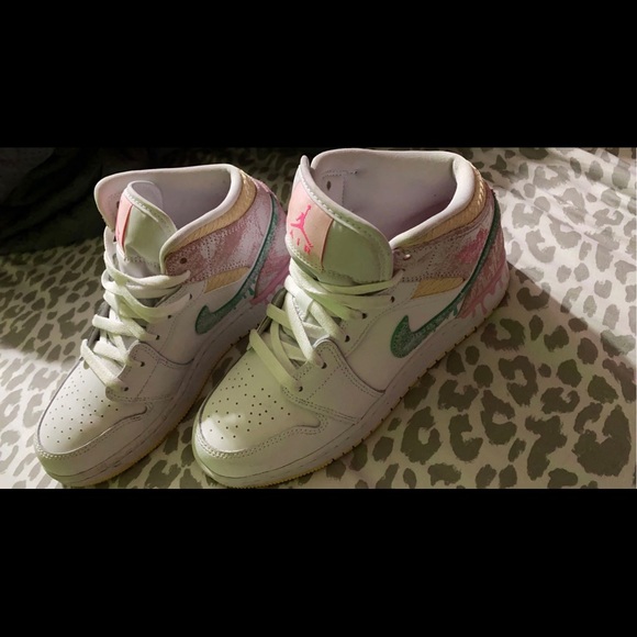 Jordan | Shoes | Ice Cream Paint Drip Jordan Mids | Poshmark